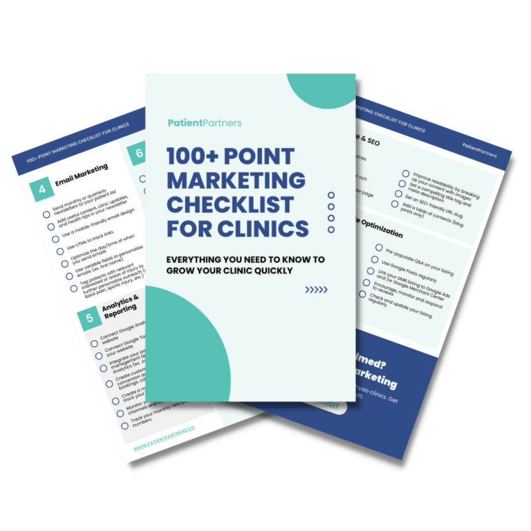 100 Point Clinic Marketing Checklist - PatientPartners